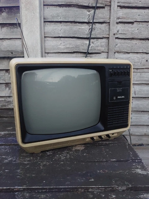 PHILIPS TX 12 inch Vintage Portable CRT Tube Television £50.00 ...