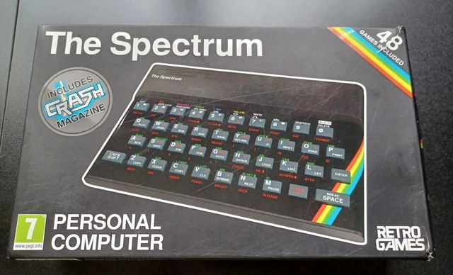 THE SPECTRUM BY Retro Games - Latest Firmware - Inc. Crash Magazine £ ...