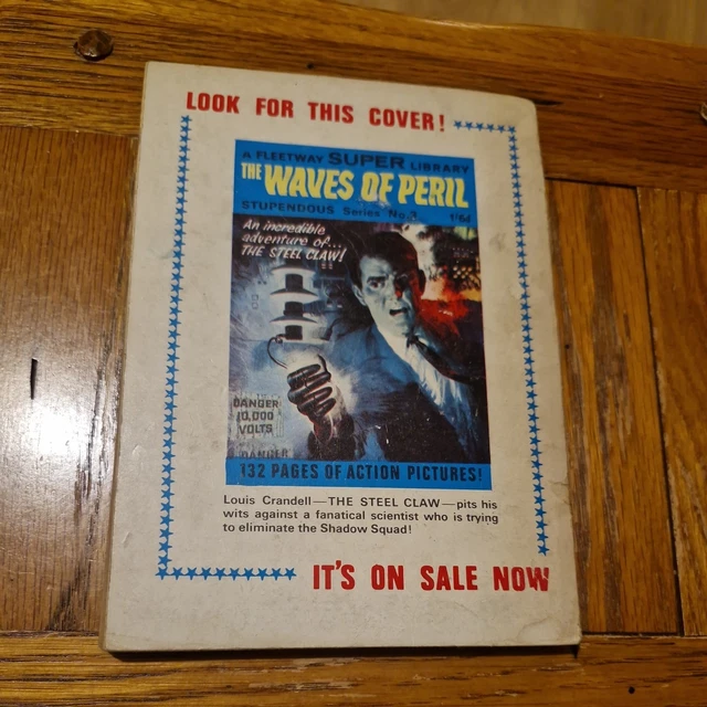 FLEETWAY SUPER LIBRARY STUPENDOUS SERIES #4 - The Spider Crime ...