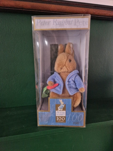 PETER RABBIT 100 years Commemorative Collectors Stuffed Toy Plush £52. ...
