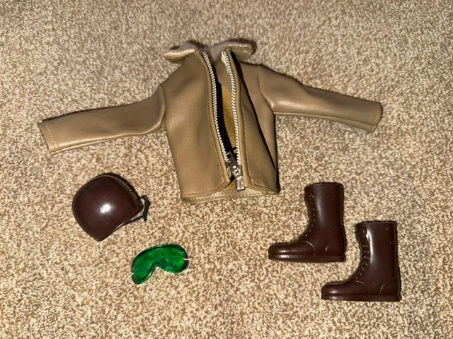 VINTAGE ACTION MAN Tank Commander Part Uniform Glasses Jacket Boots £25 ...
