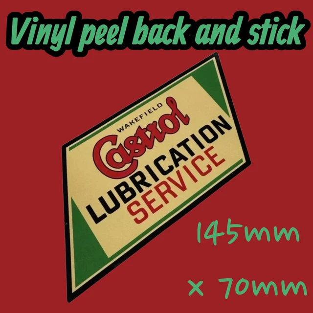 CASTROL WAKEFIELD LUBRICATION service vintage jug pourer oil can Vinyl ...