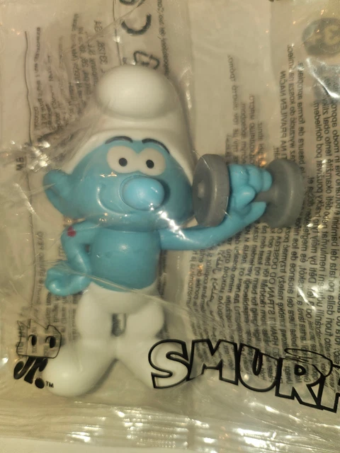 HEFTY SMURF BURGER King The Smurfs 2025 Movie Figure Toy Kids Meal Rare ...