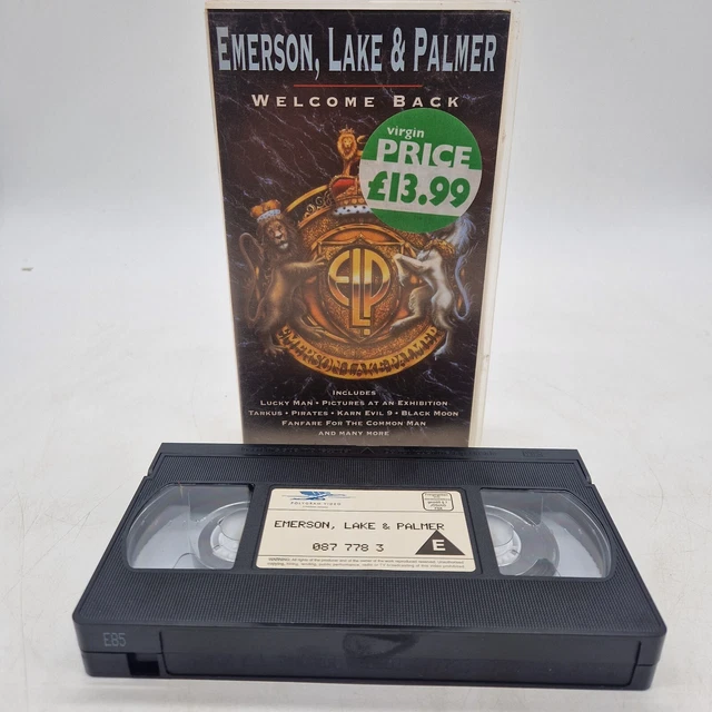 EMERSON, LAKE & Palmer-- Welcome Back--- VHS VIDEO CASSETTE (1992) £6. ...