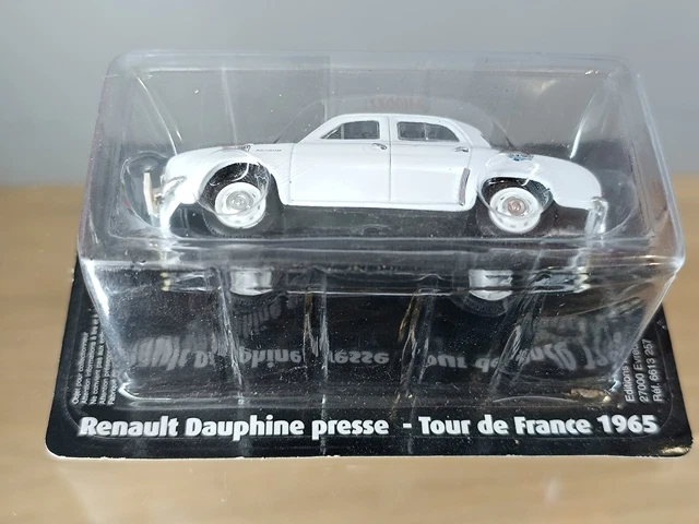 RENAULT DAUPHINE PRESSE Tours De France 1965 Norev Altaya 1/43 Réf 1646 ... RENAULT DAUPHINE PRESSE Tours De France 1965 Norev Altaya 1/43 Réf 1646 ...
