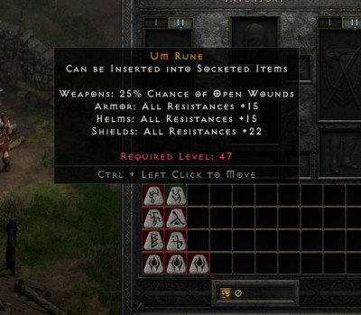 DIABLO 2 RESURRECTED Um Rune EUR 12,70 - PicClick IT