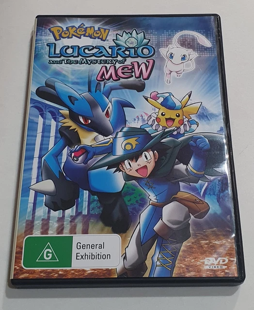 POKEMON LUCARIO AND The Mystery of Mew DVD R4 PAL Movie 8 Free Postage ...