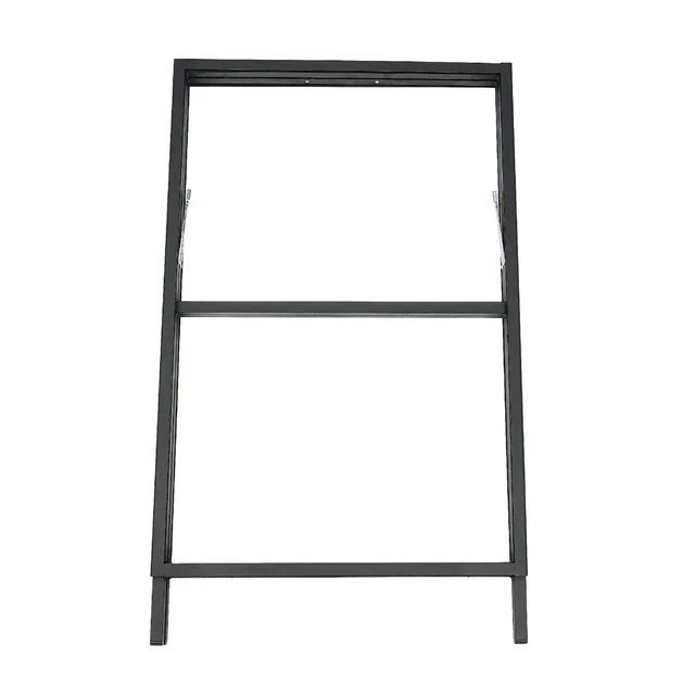 DOUBLE SIDED BLACK A-frame Display Snap Board Advertising Poster Stand ...