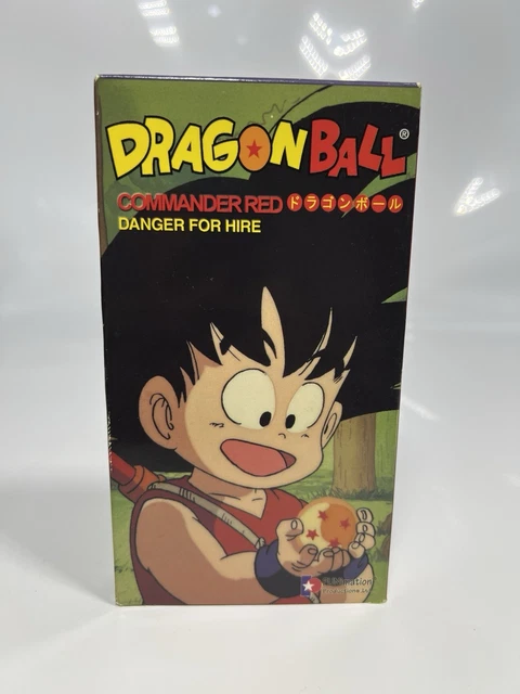 DRAGON BALL COMMANDER Red Danger For Hire EDITED VHS TESTED FUNIMATION ...
