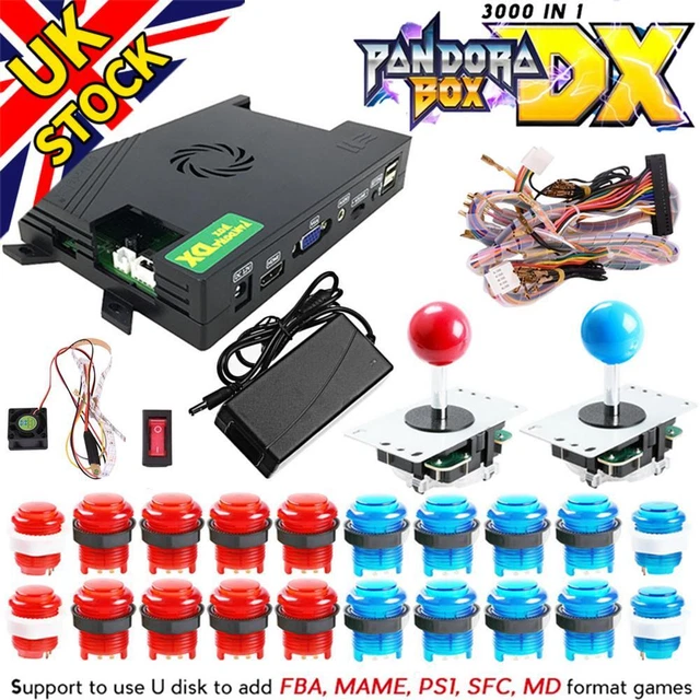 PANDORA BOX DX Family Version 3000 in 1 3D Arcade Game Board 3P/4P HDMI ...
