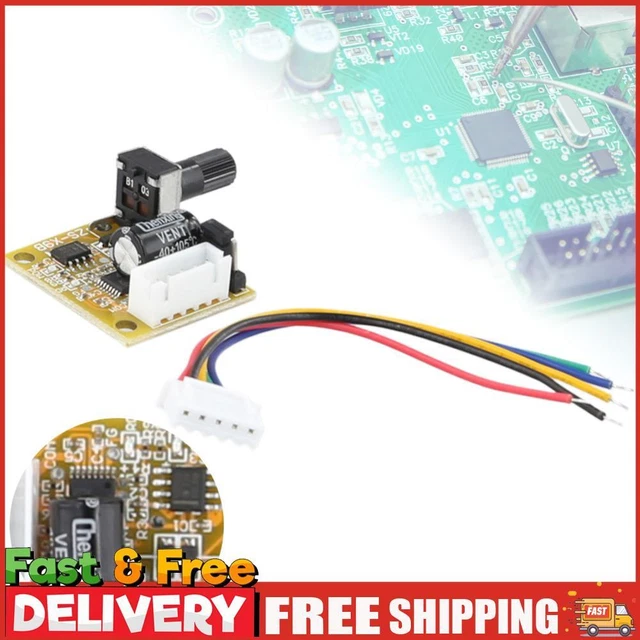 BLDC SENSORLESS POWER Supply Module 15W 3-Phase Brushless Motor Speed ...