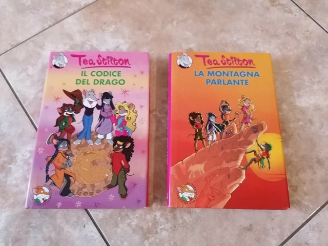 2 LIBRI TEA stilton il codice del Drago 1 la montagna parlante 2 tea ...