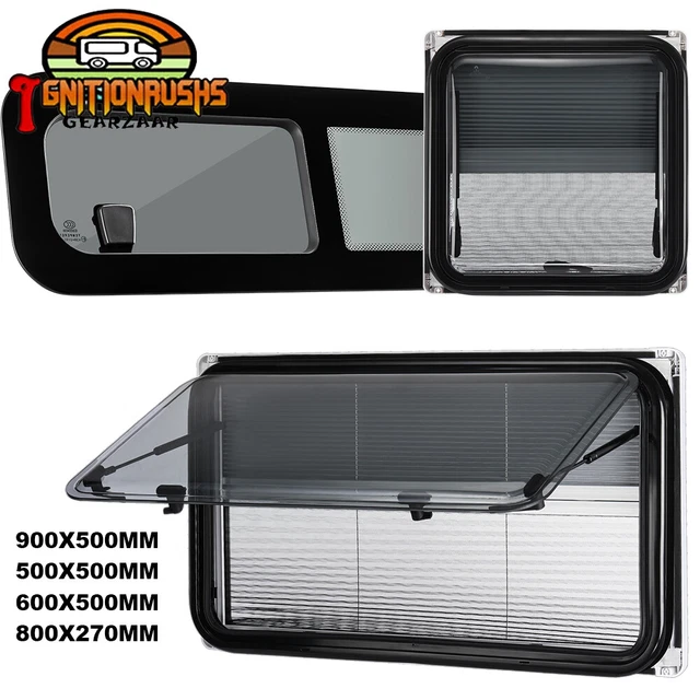 CAMPER VAN MOTORHOME Cassette Windows Hinged & Sliding Conversion ...