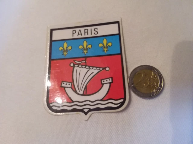 ANCIEN AUTOCOLLANT PARIS ville de Paris écusson blason EUR 3,00 - PicClick FR