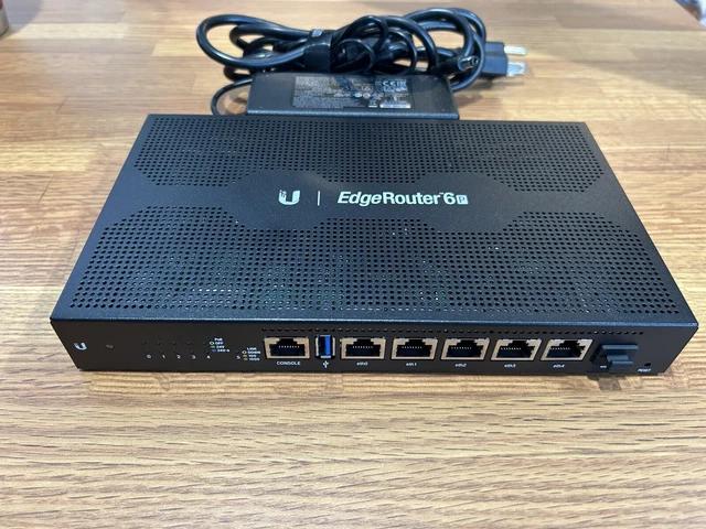 UBIQUITI NETWORKS ER-6P 6-Port Gigabit Router EdgeRouter $75.00 - PicClick