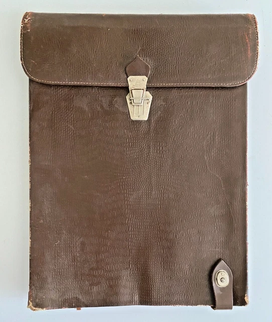 WW2 MILITARY FIELD Map Case Large Folding Original Celluloid Cover £39. ...