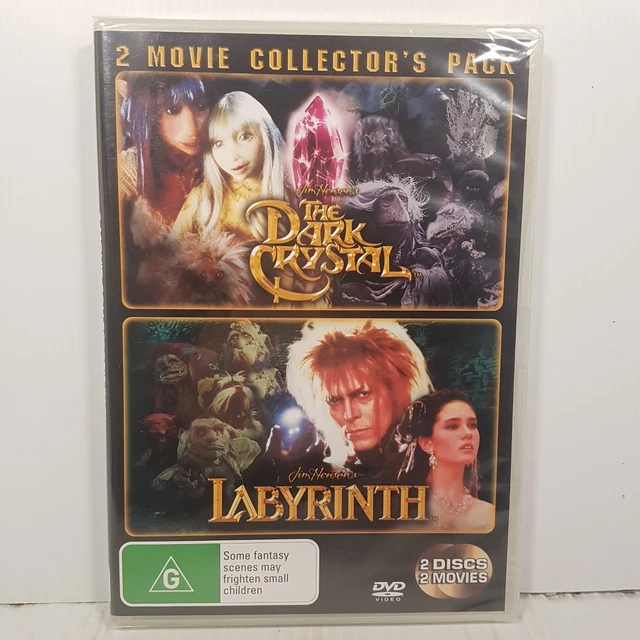 THE DARK CRYSTAL / Labyrinth: 2 movie set (2xDvd, Region 4 PAL) SEALED ...