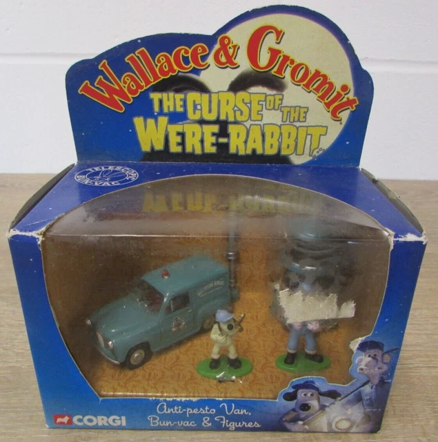 CORGI 2005 #80502 Wallace & Gromit Were-Rabbit Anti-Pesto Van, Bun-Vac ...