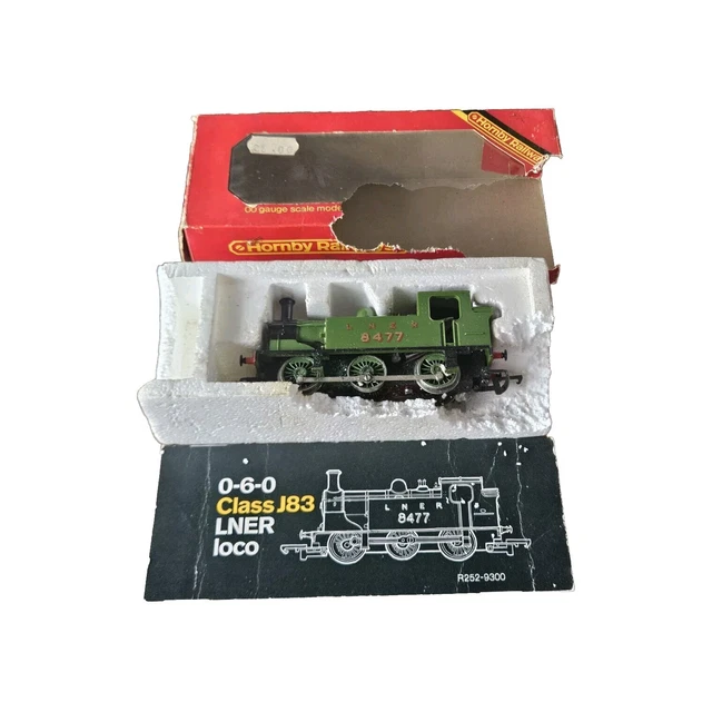 HORNBY R252 CLASS J83 0-6-0T 8477 in LNER Green Tank Locomotive £17.99 ...
