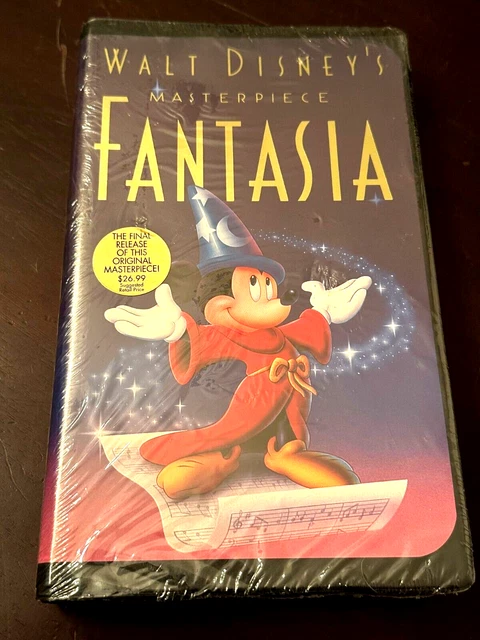 WALT DISNEY'S MASTERPIECE Fantasia Mickey Mouse Sealed With Watermarks ...