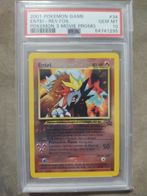 POKEMON STELLA NERA Promo #34 Entei Reverse Foil Pokemon 3 Promo Film ...