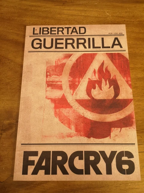 FAR CRY 6 Art Book,stickers, world map out of collectors edition video ...