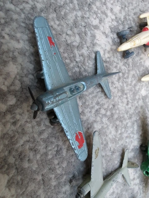 VINTAGE DIECAST MILITARY Planes, Matchbox, Sopwith Camel, Junkers Etc ...