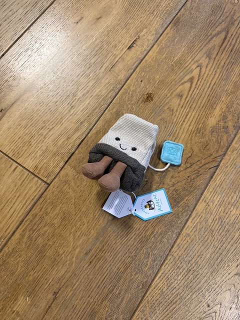 GENUINE JELLYCAT STEEPY tea Bag Rare Collectable BNWT New Teabag Soft ...