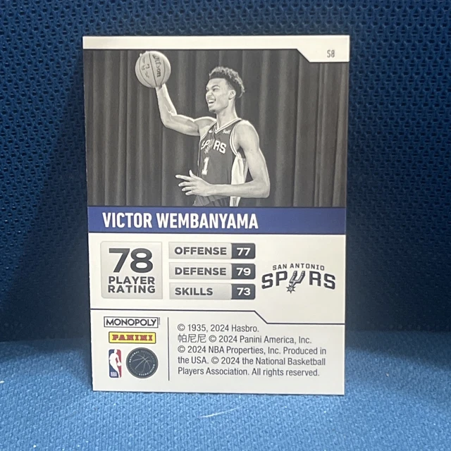 2023-24 PANINI PRIZM Pallacanestro Monopoli VICTOR WEMBANYAMA RC ...