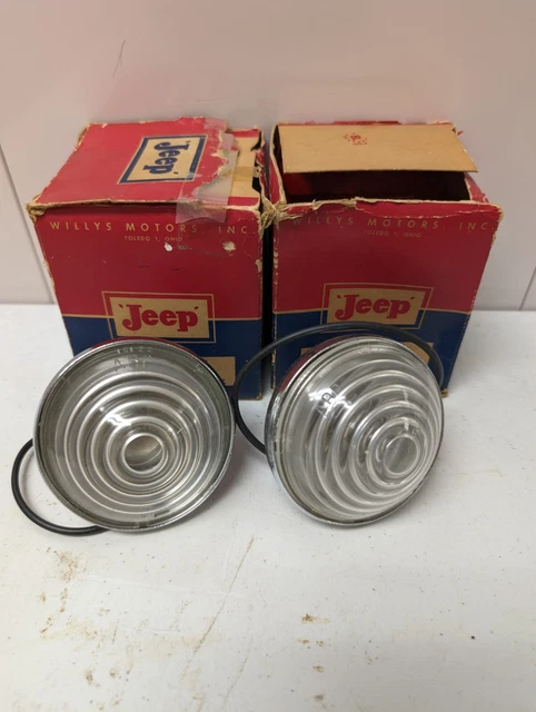 50S 60S WILLYS JEEP FC PICKUP TRUCK PAIR OF BACKUP LIGHTS 956439 $106. ...