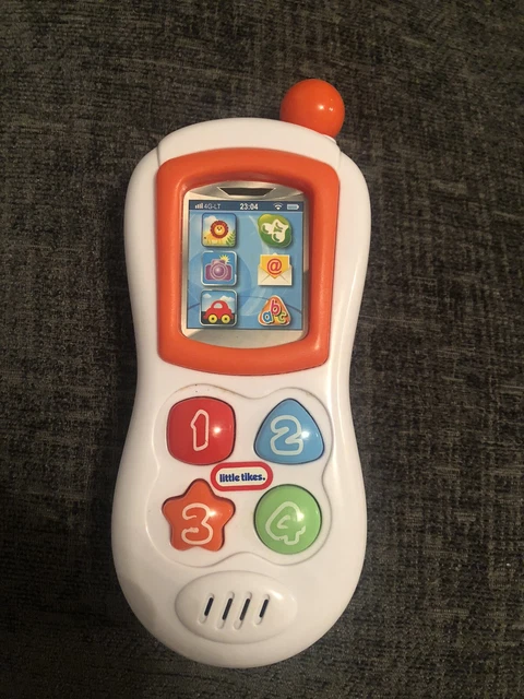 LITTLE TIKES PHONE Toy Pretend Play Sounds Numbers Fwo Vgc Kids £5.99 ...