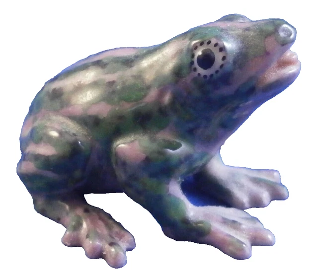 ANTICO MINI NYMPHENBURG Porcellana Frog Figura Figurina Porzellan ...