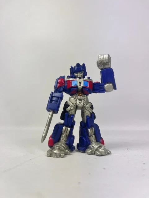 TRANSFORMERS ROBOT HEROES Movie Optimus Prime Final Battle Pack PVC ...