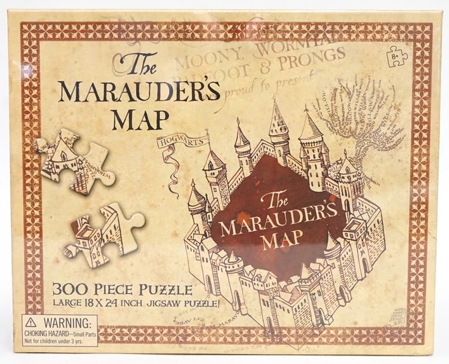 NEW UNIVERSAL WIZARDING World Harry Potter Marauder's Map 300 Piece ...