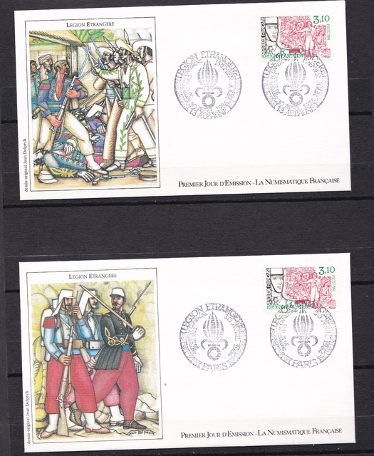 2 ENVELOPPES 1ER jour France, Légion étrangère 1984 - lot 900 EUR 1,55 - PicClick FR
