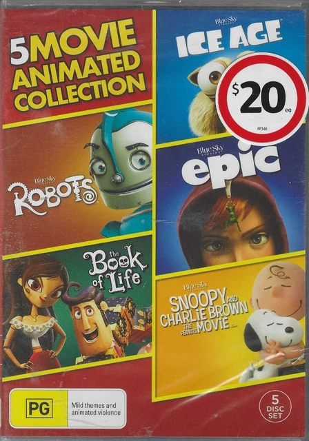 5 MOVIE COLLECTION Animated Collection (DVD, Brand new Sealed $17.99 ...