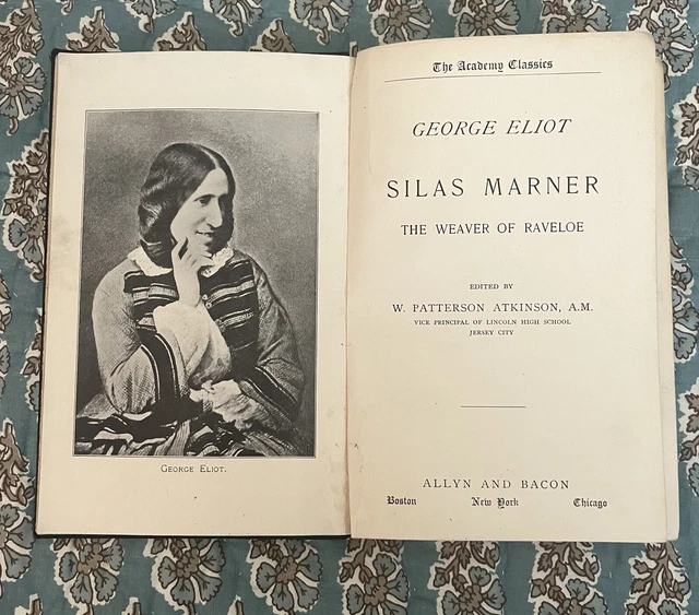 ANTIQUE 1898 GEORGE Eliot- Silas Marner- Lake English Classics ...