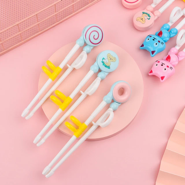 CHILDREN PRACTICE CHOPSTICK Cartoon Eating Training Chopsticks Learn ...