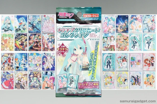 [32 TIPOS COMPLETOS] Hatsune Miku Kira Kira Sparkly Clear Card ...