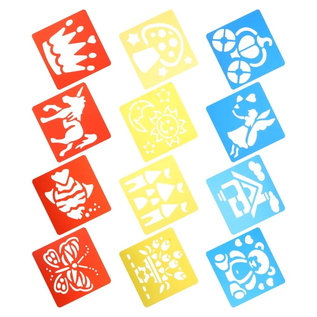 12 PCS CHILDREN'S Drawing Template Fish and Bear Stencil Templates $21. ...