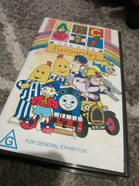 ABC FOR KIDS - Favourites (VHS,1997) VHS TESTED Brum, Johnson & Friends ...