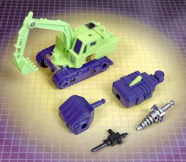 VINTAGE HASBRO TRANSFORMERS G1 Decepticon Constructicon Scavenger ...