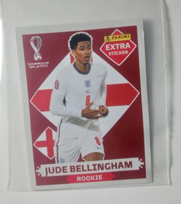 JUDE BELLINGHAM STICKER Extra Qatar World Cup 2022 legend Panini ...