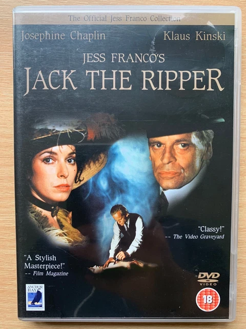JACK THE RIPPER DVD 1976 Klaus Kinski Jess Franco Euro Débauche Horror Classique EUR 26,00 ...