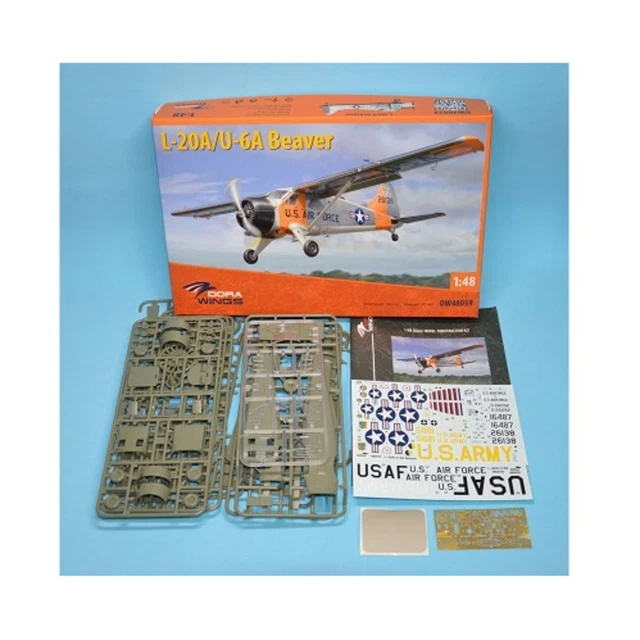 DORA WINGS MODÈLE Historique 1:48 L-20A/U-6A Beaver Neuf EUR 107,04 ...