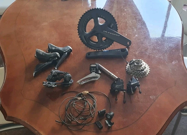 SHIMANO ULTEGRA R8070 Di2 2x11 Speed Hydraulic Disc Brake Groupset, GC £770.00 - PicClick UK