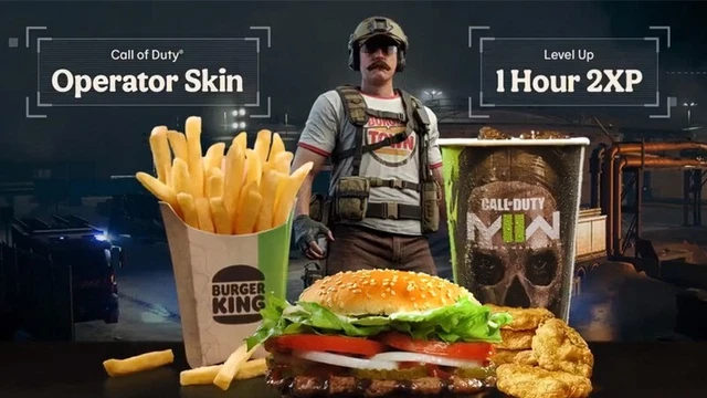 BURGER KING COD : Modern Warfare 2 | Burger Town Operator Skin 1HR 2XP ...