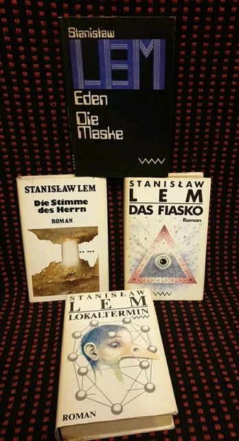 4X STANISLAW LEM ,Eden -die Maske ,das Fiasko , Lokaltermin ,die Stimme ...