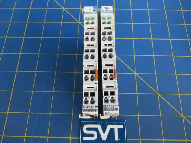 TERMINAL DE SORTIE analogique double canal Beckhoff KL4132 - Lot de 2 ...