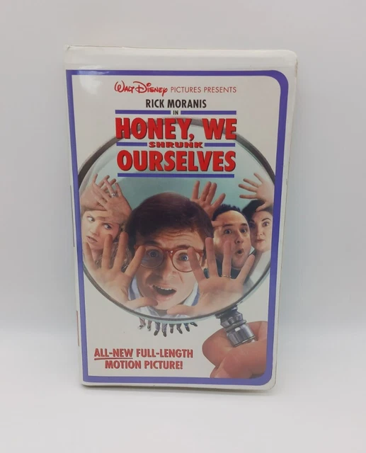 HONEY, WE SHRUNK Ourselves Walt Disney Pictures Rick Moranis Movie VHS ...